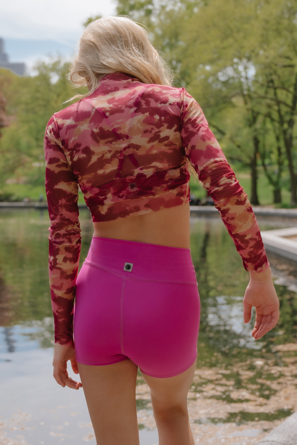 Mock Mesh Crop Fusion Watercolor | Five The Label